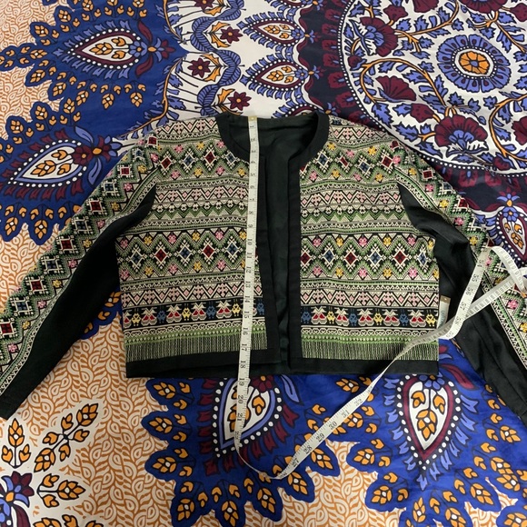 Vintage | Jackets & Coats | Vintage Moroccan Embroidered Boho Bolero ...